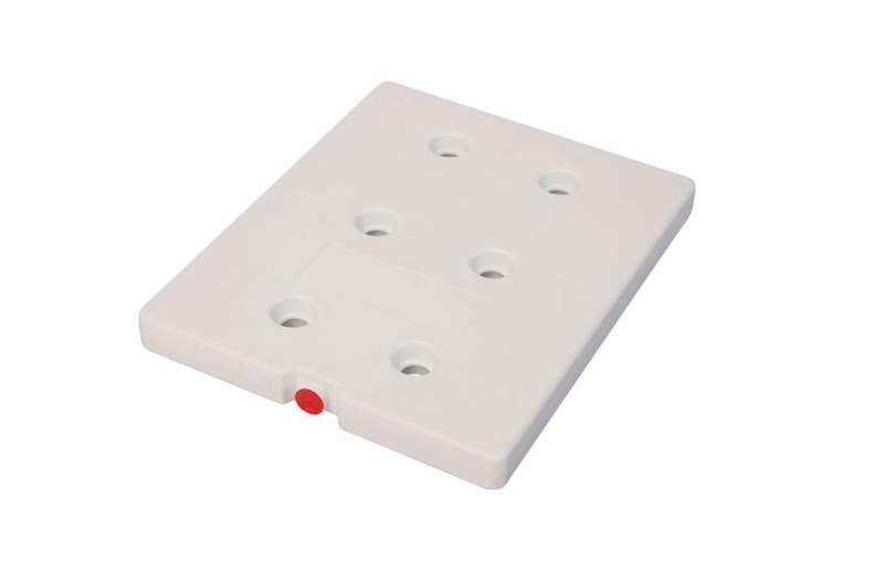 Lineoplus - Eutectic plate gn1/2 -16°c - red 325x265x30mm