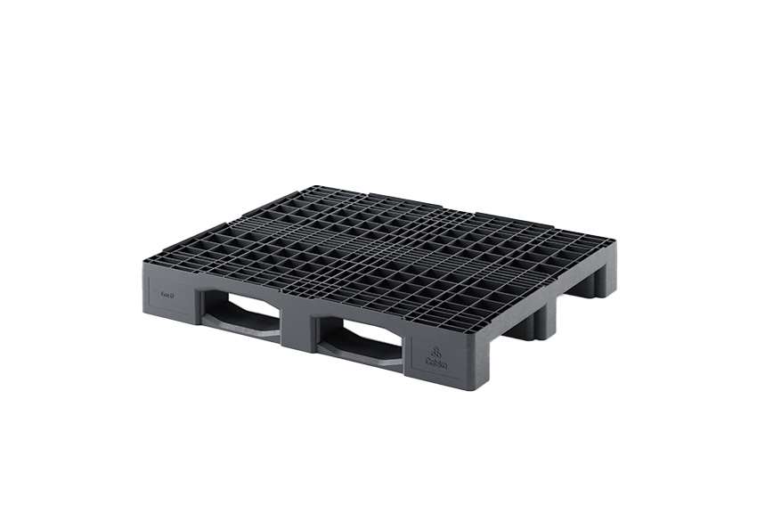 Cabka - Recycled pallet - 1200x1000x160mm - open deck - 3 skids