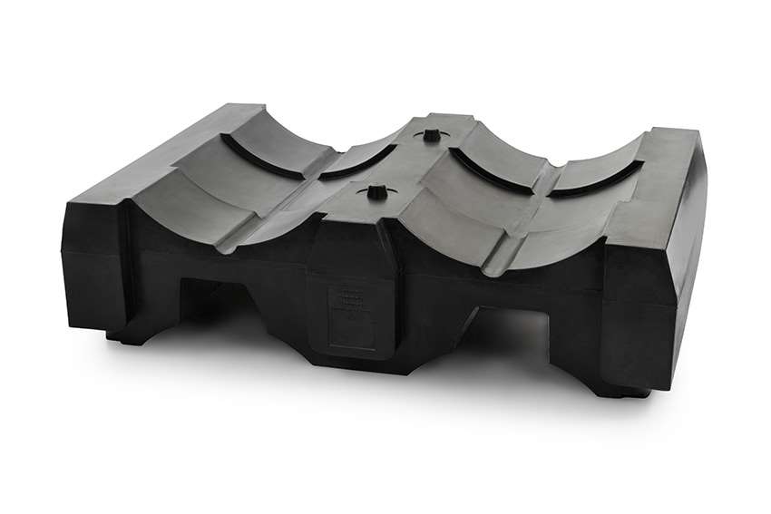 Qubb - Cloison intermédiaire pour 2 fûts - 1375x940x390mm